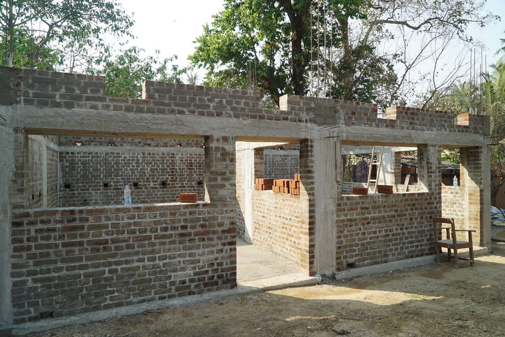 Building a New Goshala for the Ashram Cows