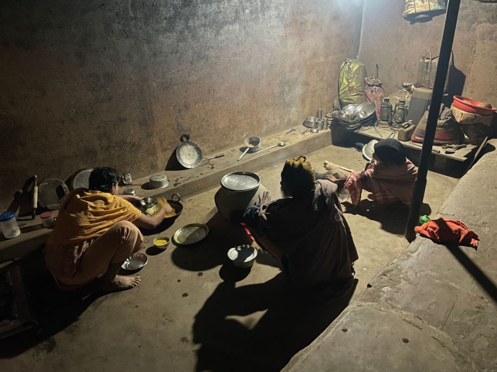 Visiting the Sadhus at Chakratirtha Ashram to Attend the Gita Yagya