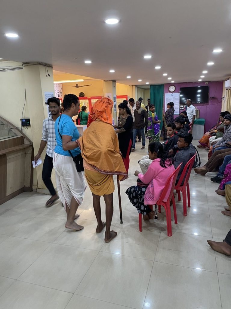 Taking 101 Year Old Sadhu Brahma Chaitanya Das to the Eye Hospital