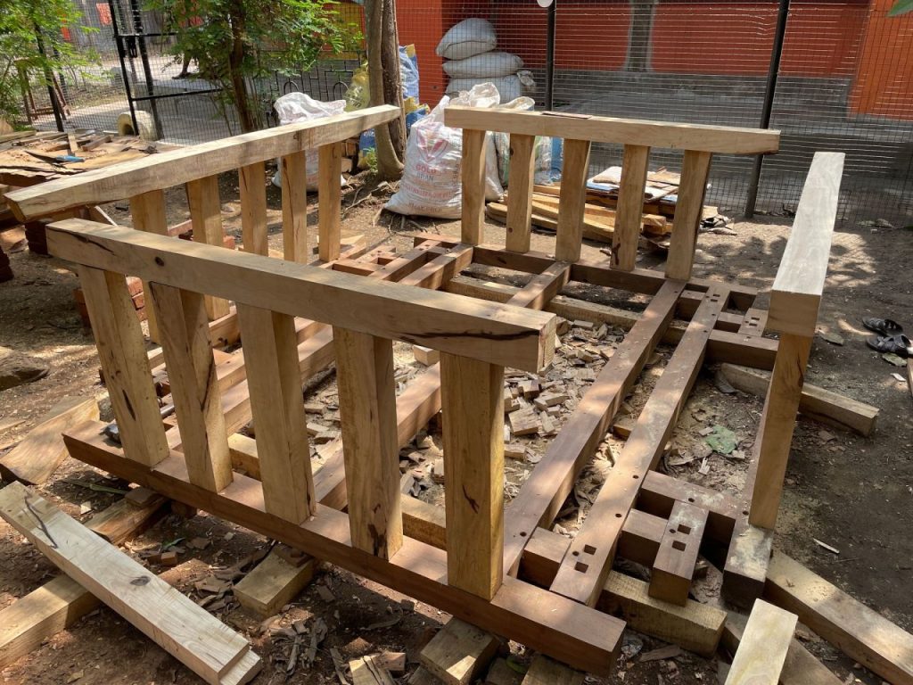 Building a New Temple Chariot for Ratha Yatra at Our Jagannatha Temple