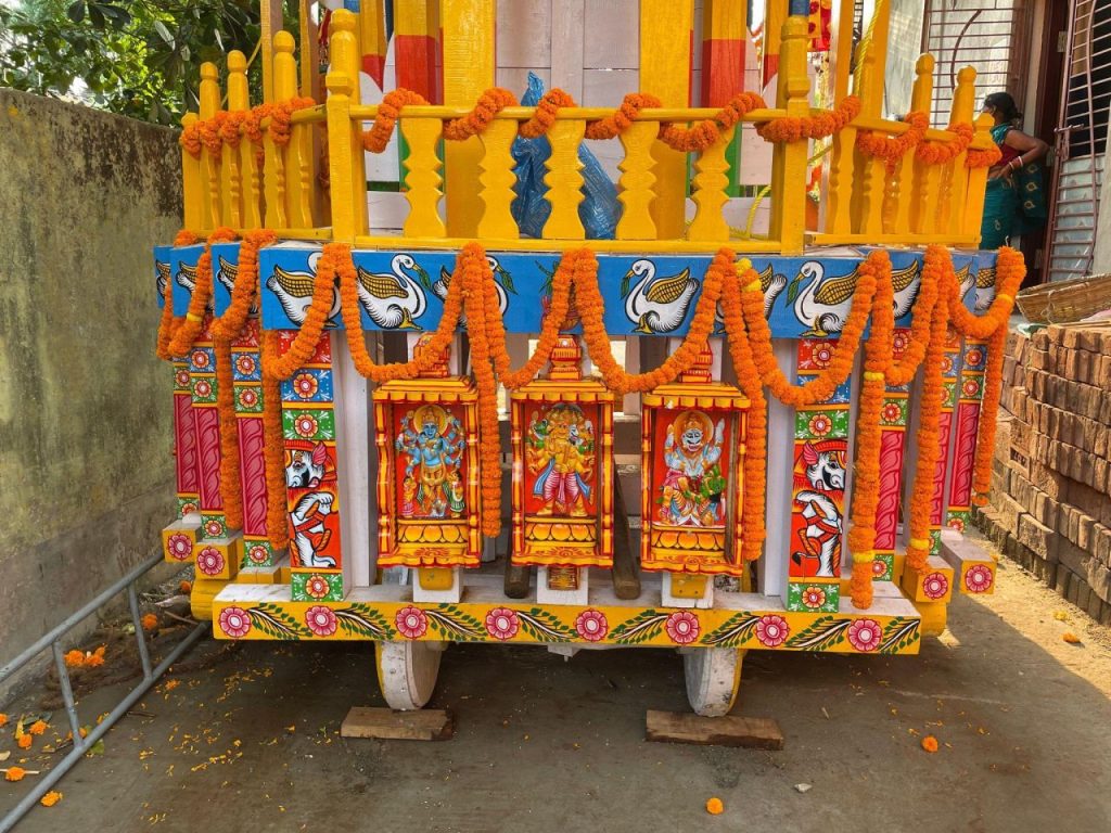Building a New Temple Chariot for Ratha Yatra at Our Jagannatha Temple