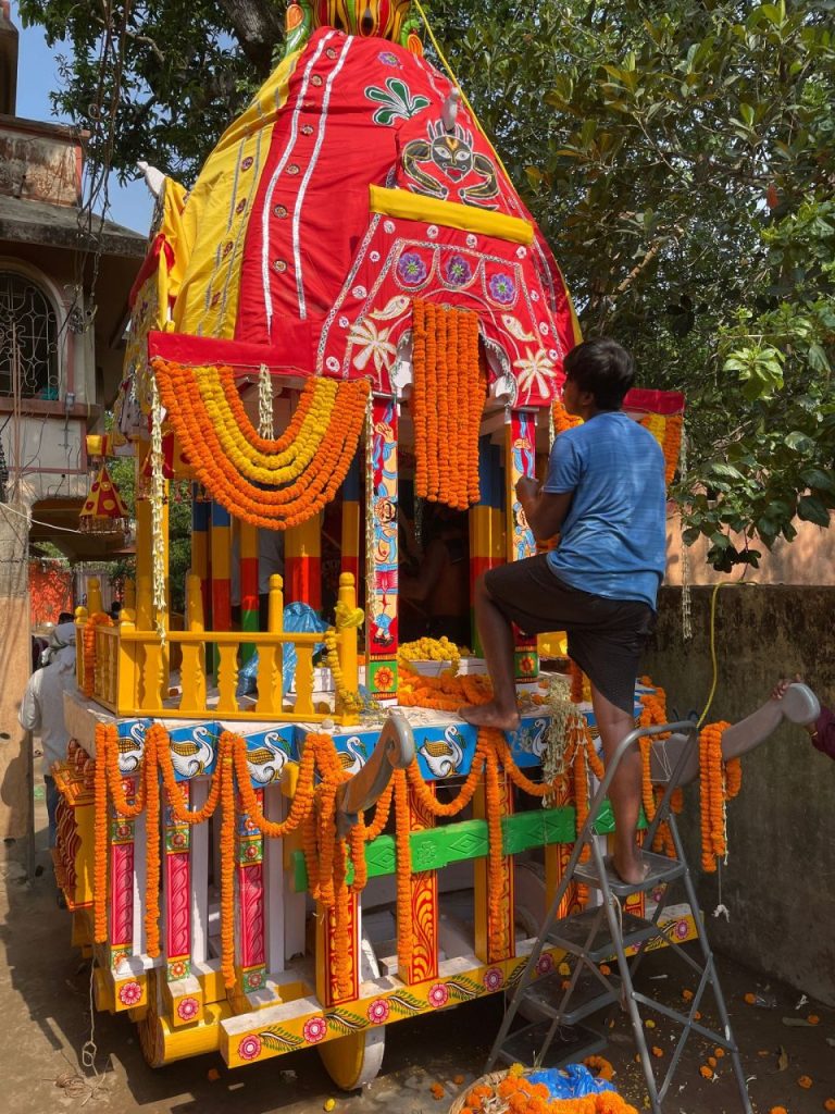 Building a New Temple Chariot for Ratha Yatra at Our Jagannatha Temple